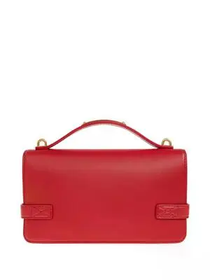 Balmain B-buzz 24 Logo-plaque Cross Body Bag - Red