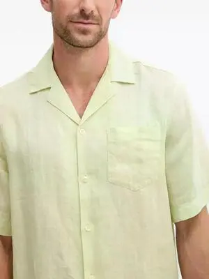 Frescobol Carioca Linen Shirt - Green