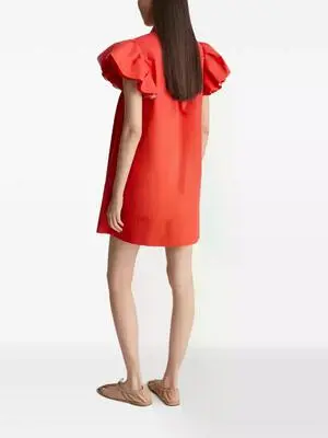 LEE MATHEWS Charlotte Ruffled Mini Dress