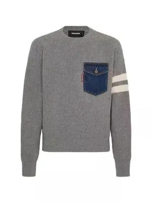 Dsquared2 Pocket Stripe Sweater