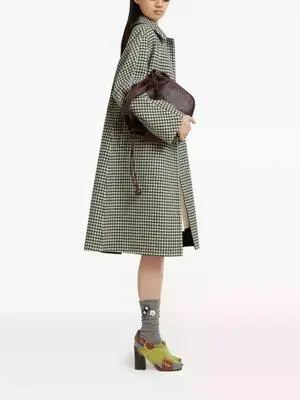 Marni Checked Collared Coat