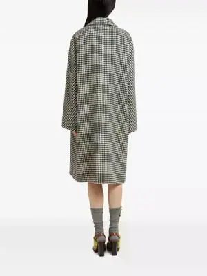 Marni Checked Collared Coat