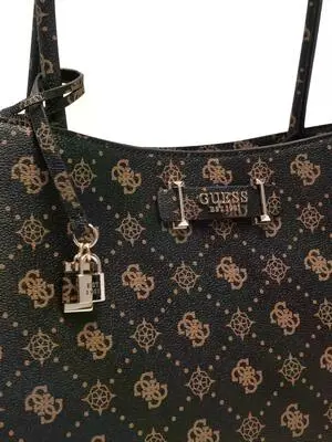 Guess Carrie Monogram Tote
