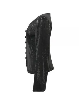 Giorgio Armani Sequinned Butterfly-button Jacket