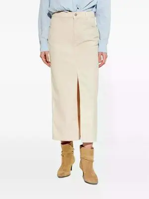 Isabel Marant Button-fastening Slit Skirt