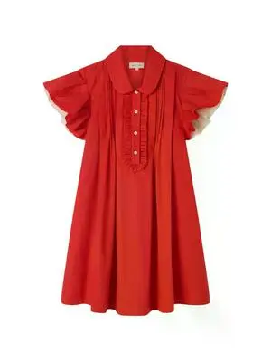 LEE MATHEWS Charlotte Ruffled Mini Dress