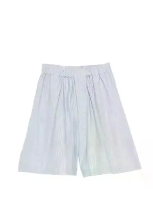 BASERANGE Striped Elasticated-waistband Shorts