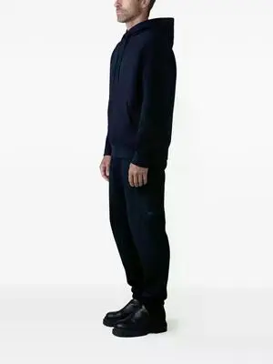 Mackage Krystian Logo-detail Hoodie - Blue