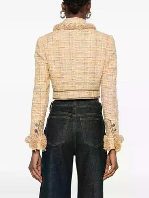 Etro Fringe-trim Tweed Jacket - Neutrals