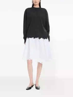 JNBY Asymmetric-hem T-shirt - Black