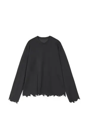 JNBY Asymmetric-hem T-shirt - Black