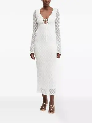 Bardot Tie Neck Day Dresses