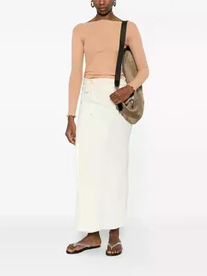 BASERANGE Brig Ribbed Maxi Skirt