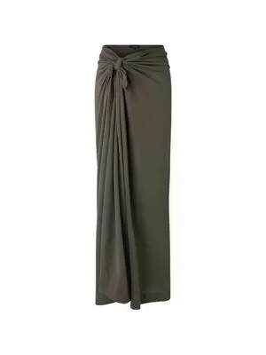 Soeur Knot Draped Asymmetric Skirt