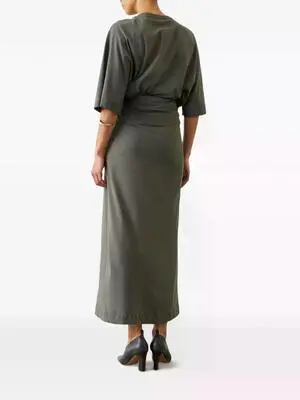 Soeur Knot Draped Asymmetric Skirt
