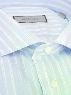 Canali Striped Button Shirt