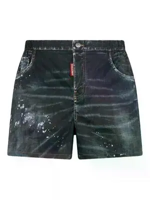 Dsquared2 Logo-detail Swim Shorts - Black