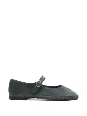 FLABELUS Javert Buckle-fastening Ballet Flats - Grey