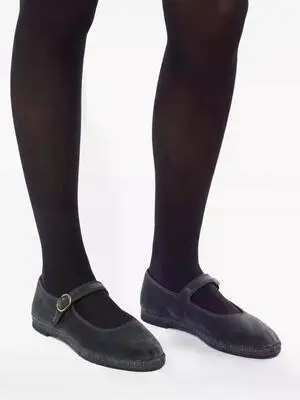 FLABELUS Javert Buckle-fastening Ballet Flats - Grey