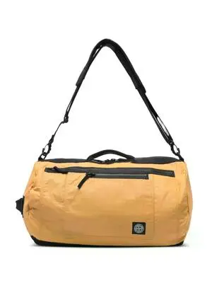 Stone Island Zip-fastening Front-pocket Duffle Bag - Neutrals