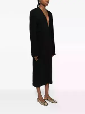 TOTEME V-neck Long Sleeve Slouch Dress