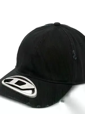 DIESEL Baseball Hat With Logo Plaque
