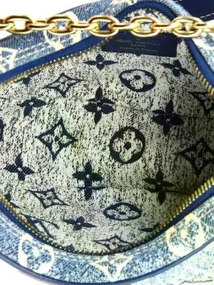 LOUIS VUITTON Loop Handbag Monogram Jacquard Denim - Blue