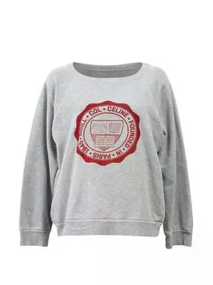 Celine Logo Crew-neck Sweatshirt