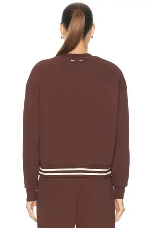 The Upside Toluca Lisel Crewneck Sweater - Cocoa