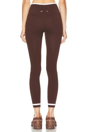 The Upside Form Seamless 25 Midi Legging In Brown - Cocoa