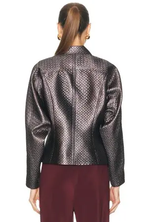 THE SEI Double Zip Fitted Jacket