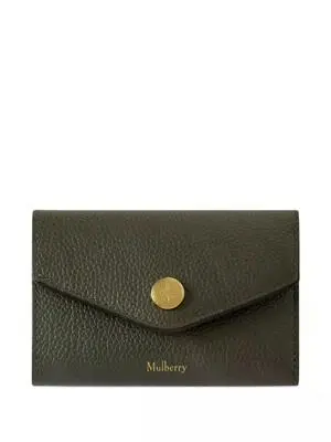 Mulberry Juniper Button Zip Wallet - Green