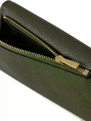 Mulberry Juniper Button Zip Wallet - Green