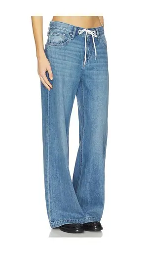 Hudson Jeans Drawstring Rylee Low And Loose Jeans - Alloy