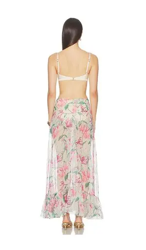 PatBO Honey Flower Embroidered Beach Dress