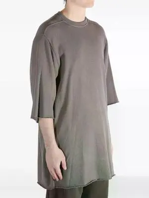 Rick Owens Raw-hem Oversized T-shirt - Grey