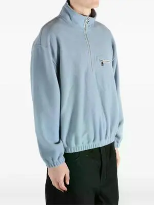 RIER Half-zip Fleece Sweatshirt - Blue