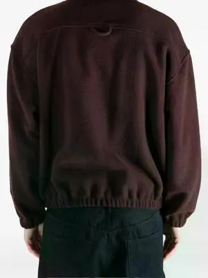RIER Half-zip Fleece Sweatshirt - Brown