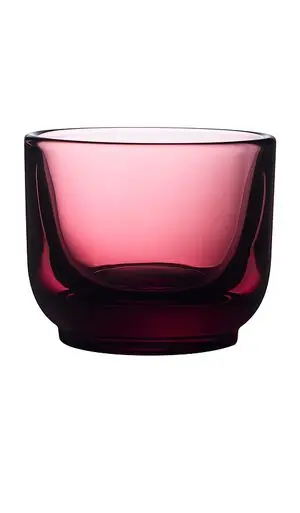 FELLOW Pirch Espresso Glasses In Burgundy - Garnet