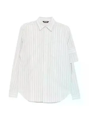 MOOHONG Striped Button-down Shirt
