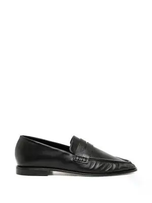 Studio Amelia Leather Loafers - Black