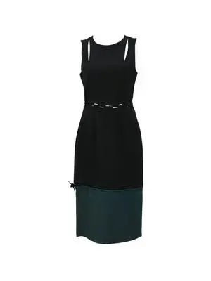 Kenzo Cut-out Sleeveless Midi Dress