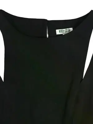 Kenzo Cut-out Sleeveless Midi Dress