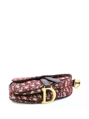 Dior Saddle Handbag Oblique Canvas Mini Shoulder Bag