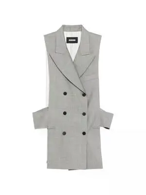 MOOHONG Double-breasted Waistcoat
