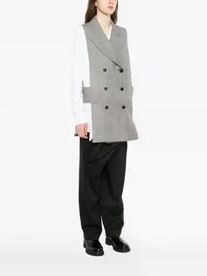 MOOHONG Double-breasted Waistcoat