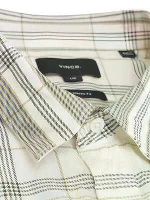 Vince Check-pattern Button-up Shirt
