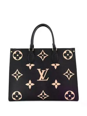 LOUIS VUITTON Onthego Tote Bicolor Monogram Empreinte Giant Mm Shoulder Bag