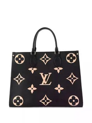 LOUIS VUITTON Onthego Tote Bicolor Monogram Empreinte Giant Mm Shoulder Bag