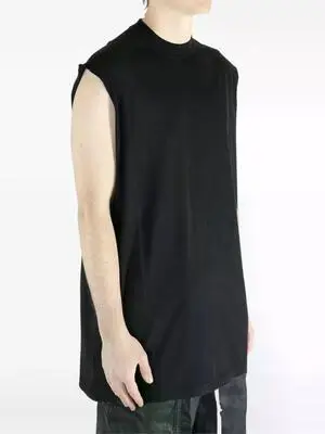 Rick Owens Sleeveless Mock-neck Top - Black